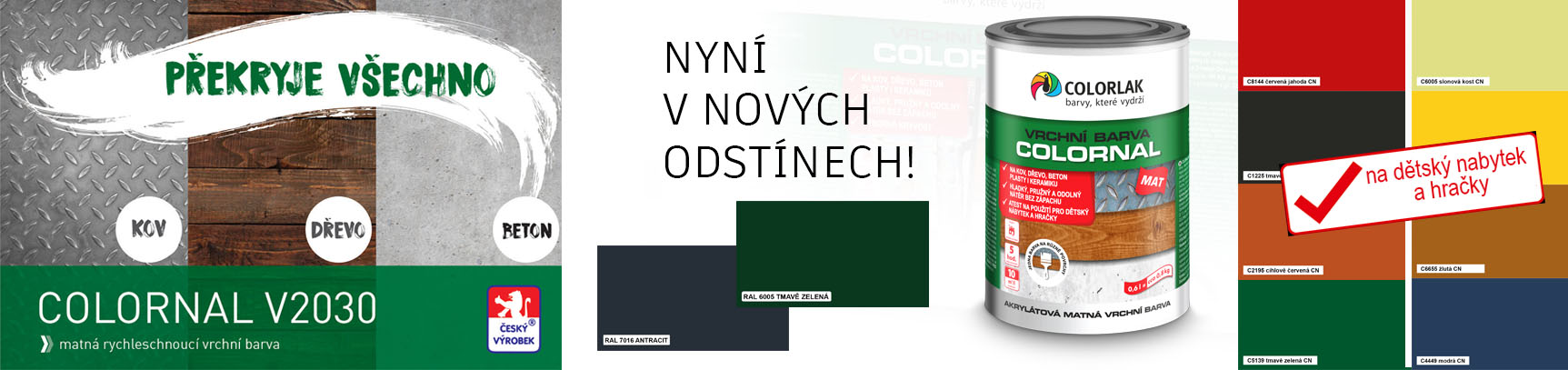 COLORLAK, a.s. - Barvy, které vydrží